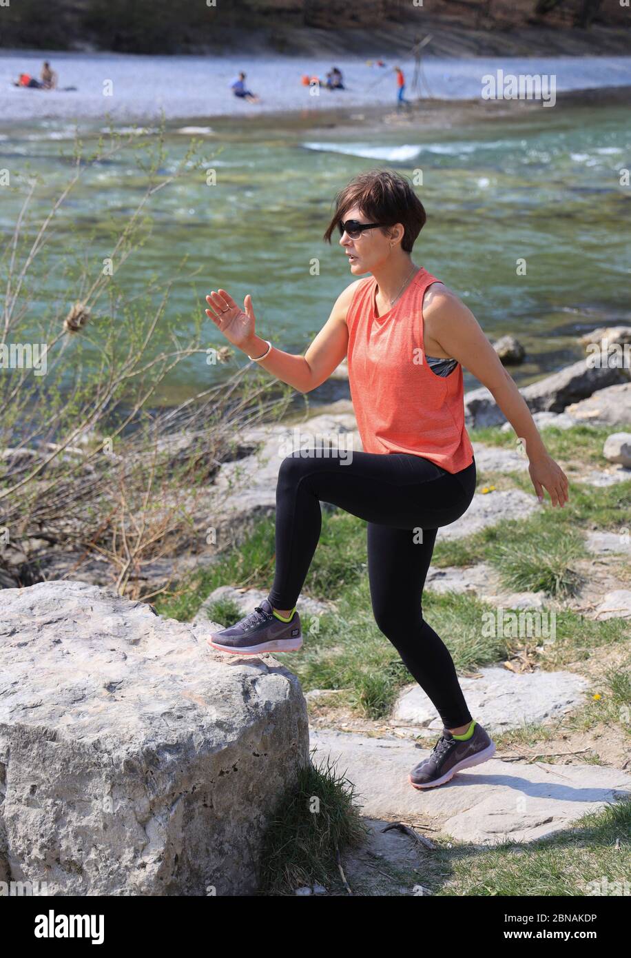 Side step exercise hi-res stock photography and images - Alamy