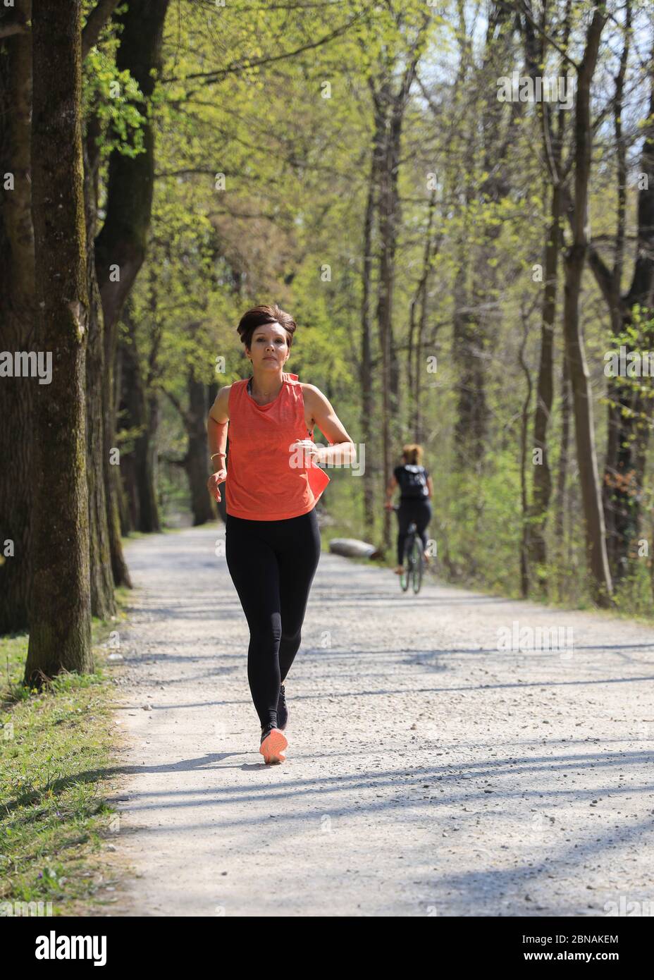 Full length jogging hi-res stock photography and images - Alamy