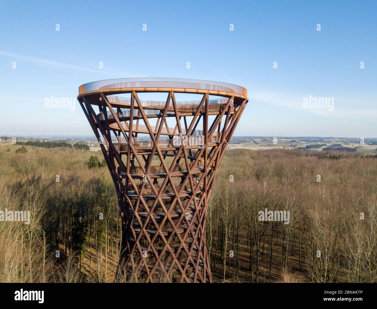 Camp Adventure Forest Tower Stock Photo - Alamy