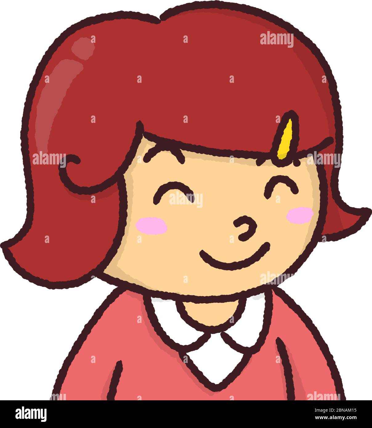 Cute people icons Stock Photo - Alamy