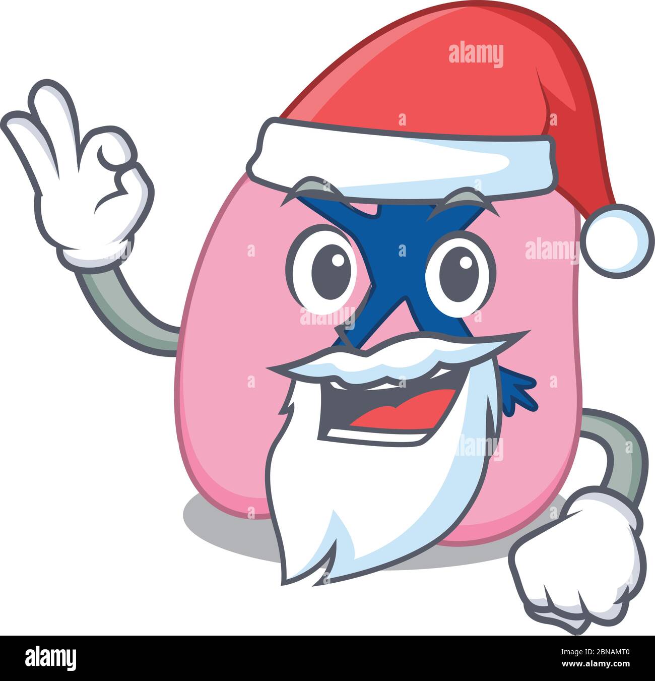 Cute cartoon lung character cartoon Cut Out Stock Images & Pictures - Alamy