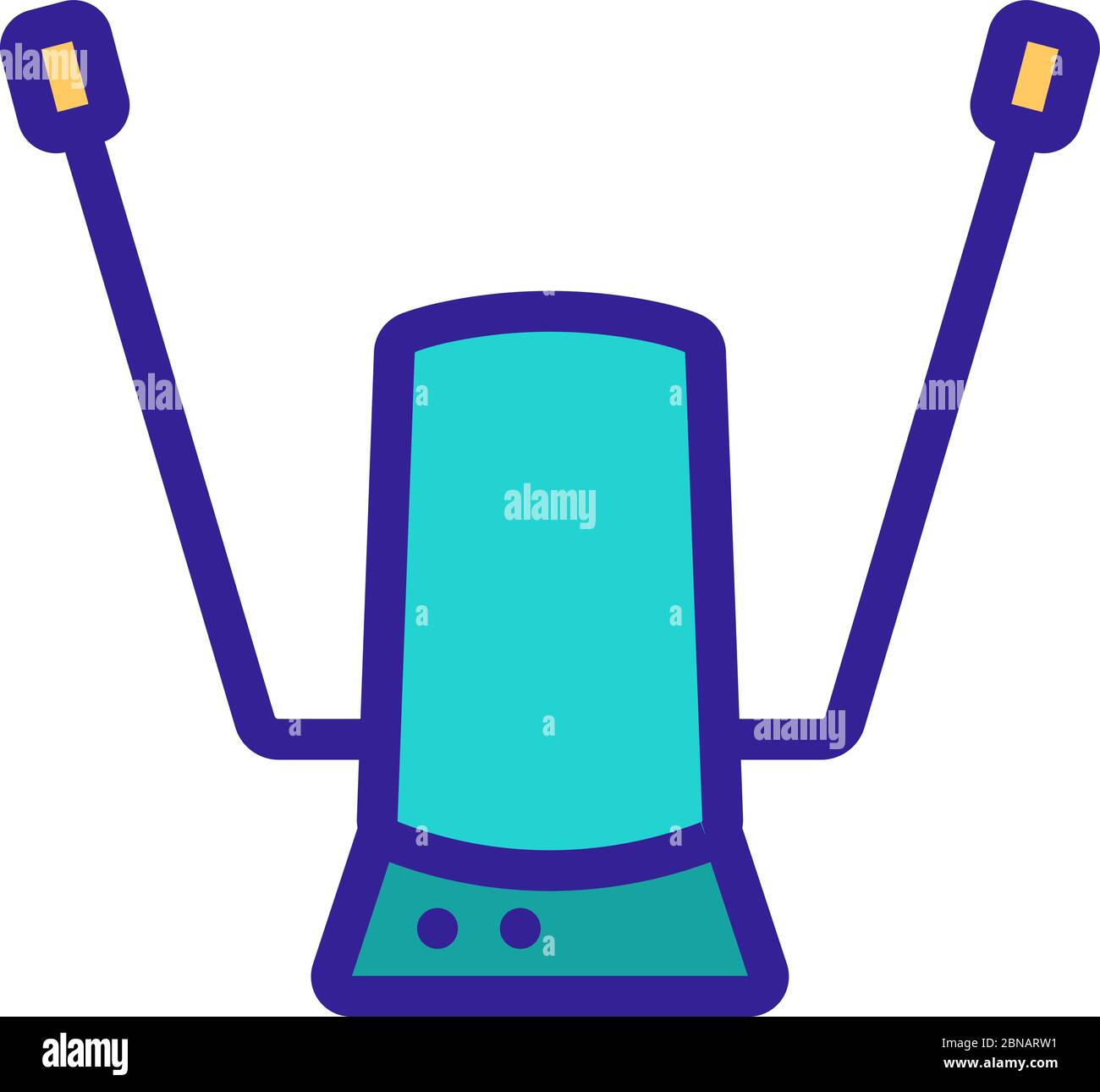 adapted antenna for receiving terrestrial television signals icon ...