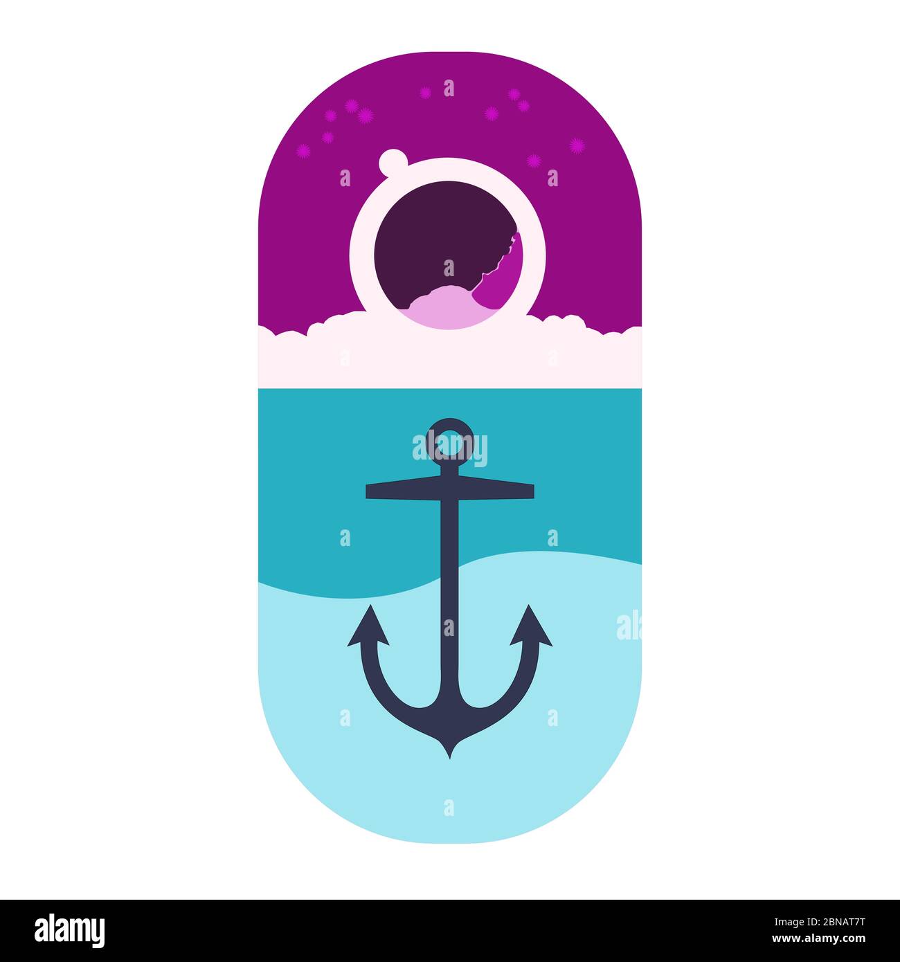 Boat on sunset background Stock Vector Images - Alamy