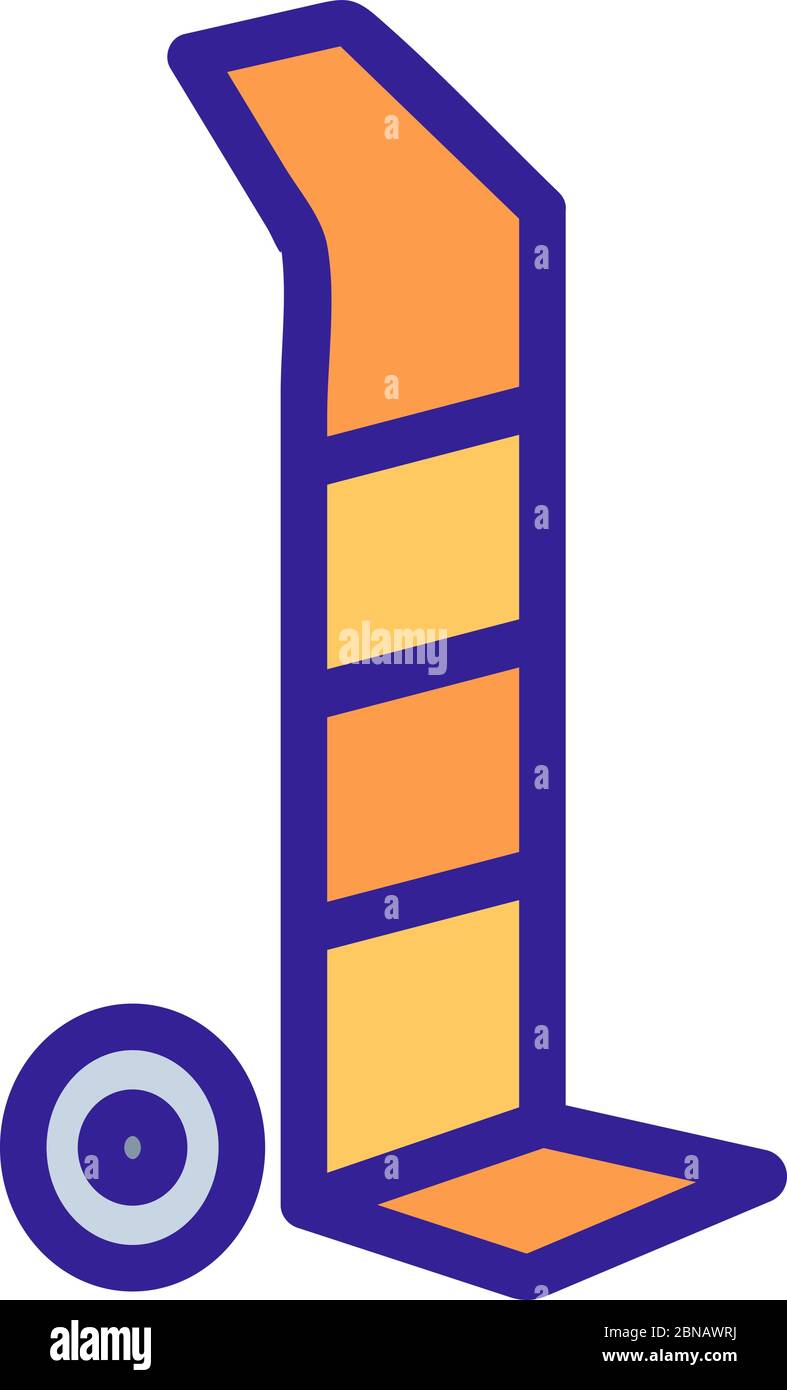 two wheeled trolleys icon vector outline illustration Stock Vector ... two wheeled trolleys icon vector outline illustration Stock Vector ...