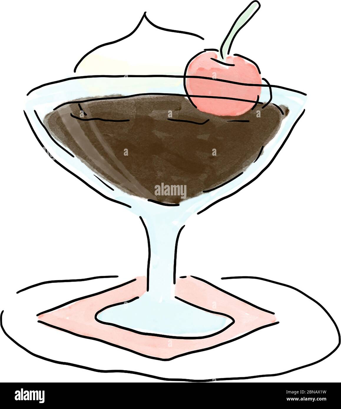 Retro Cafe Menu Stock Photo Alamy