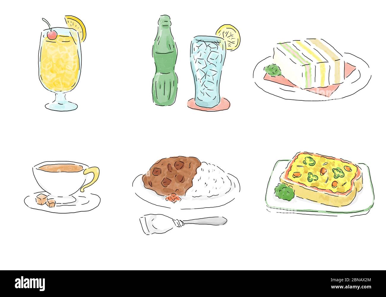 Retro cafe menu Stock Photo - Alamy