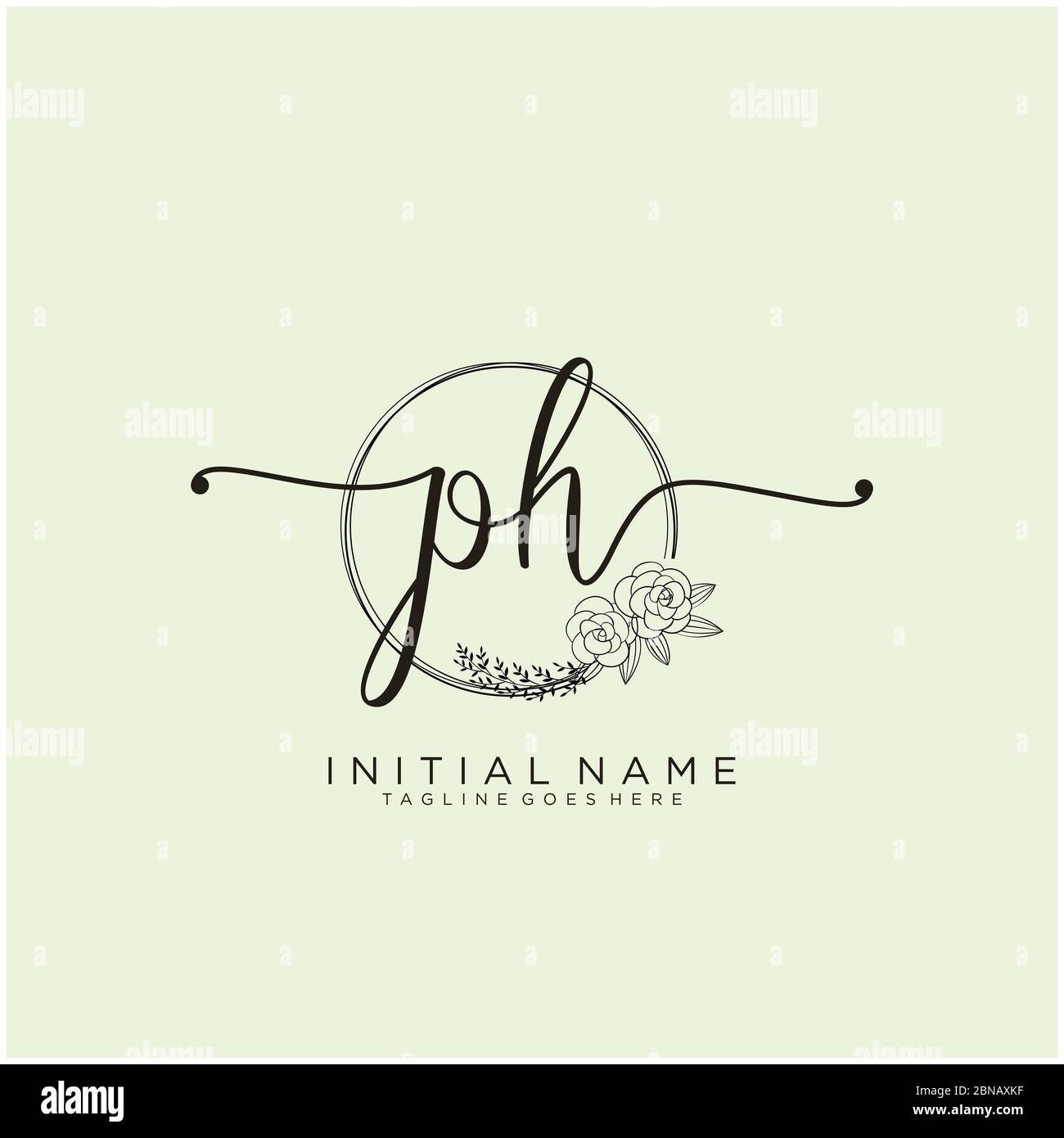 Ph initials logo hi-res stock photography and images - Alamy
