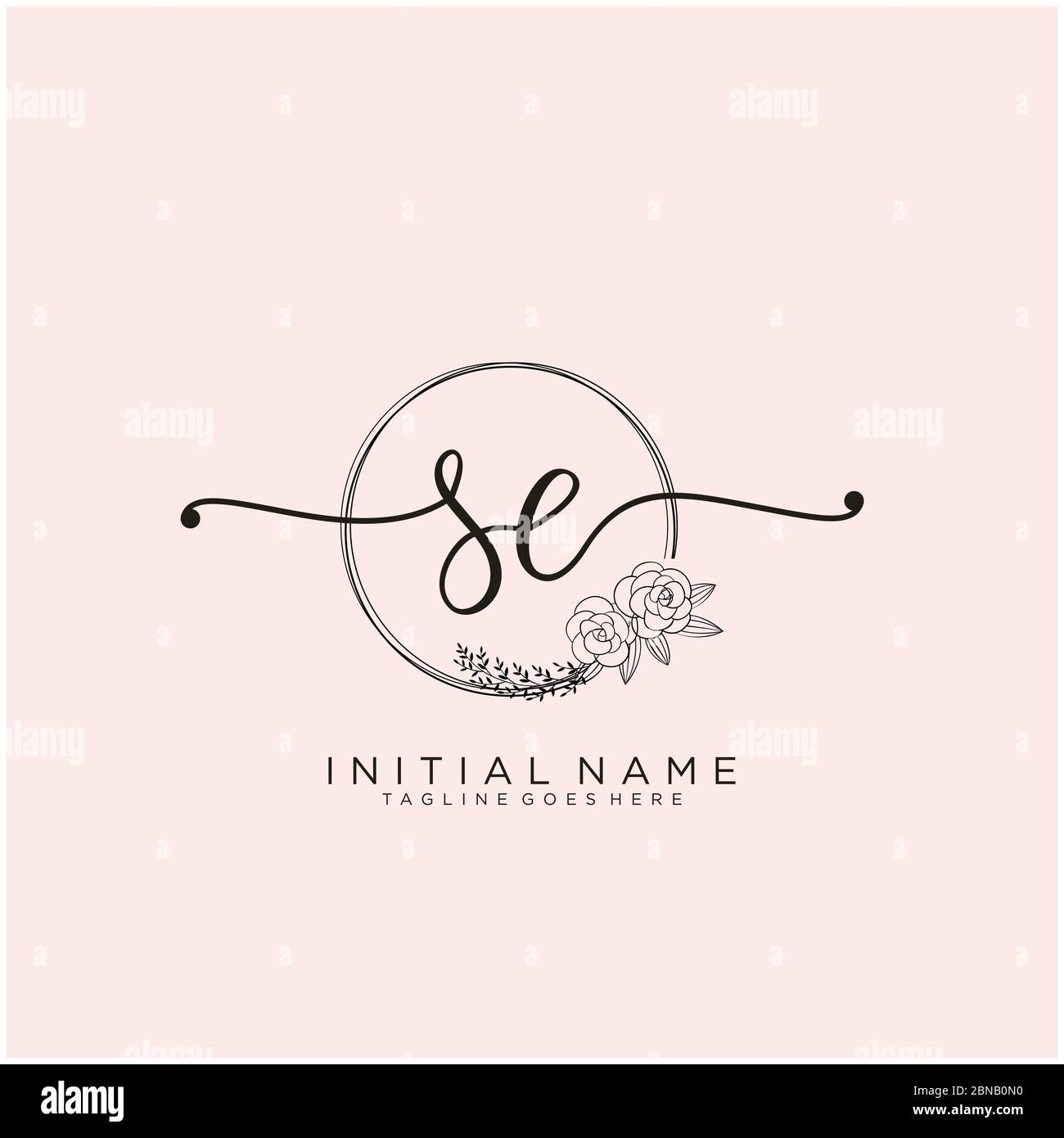 Se initials logo hi-res stock photography and images - Alamy