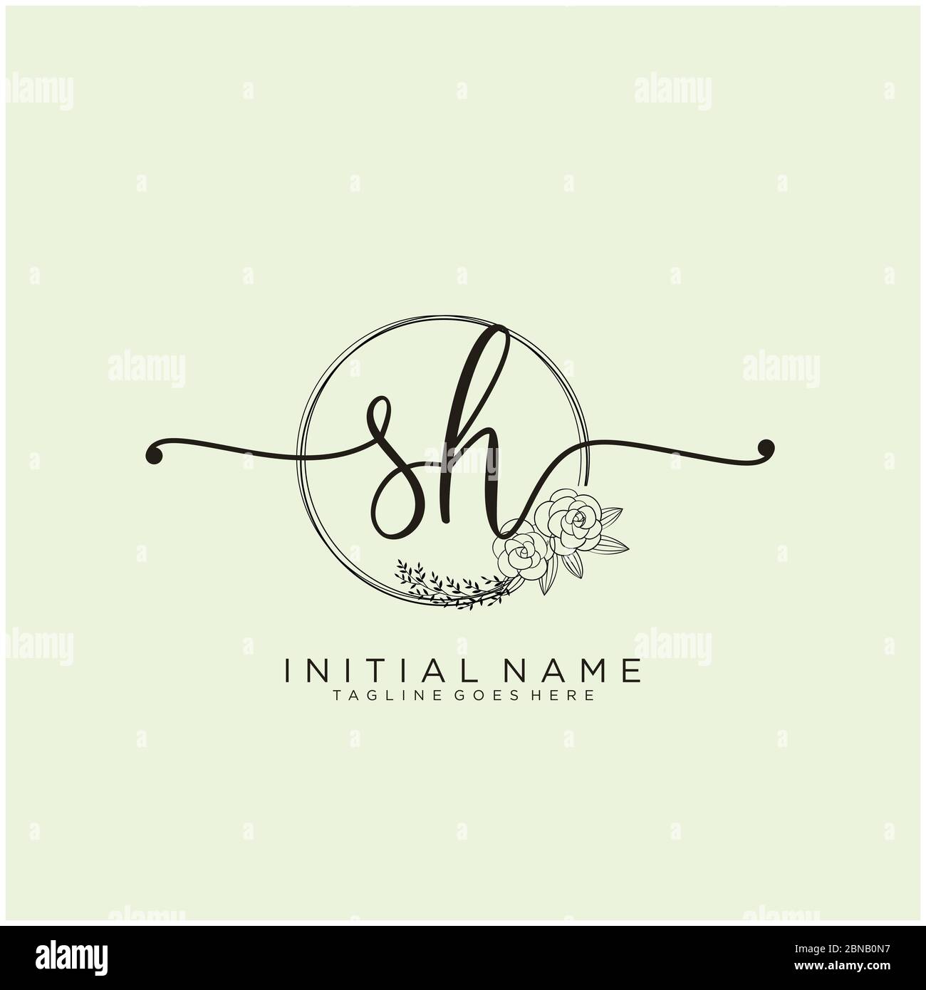 Sh initial Cut Out Stock Images & Pictures - Alamy
