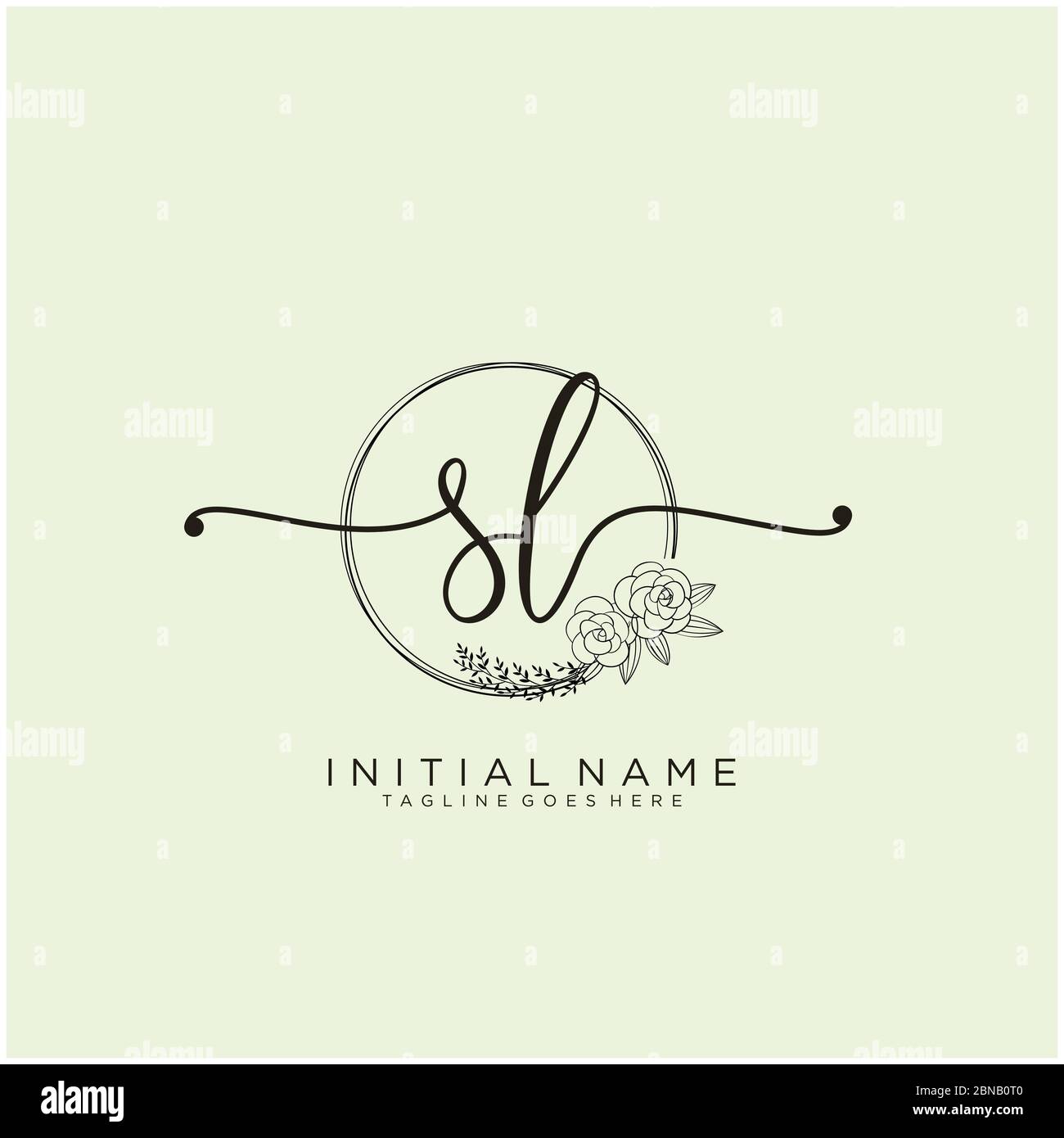Letter Sl Logo Cut Out Stock Images & Pictures - Alamy