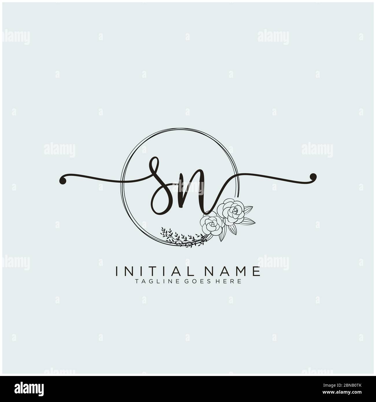 Letter Sn Logo High Resolution Stock Photography and Images - Alamy
