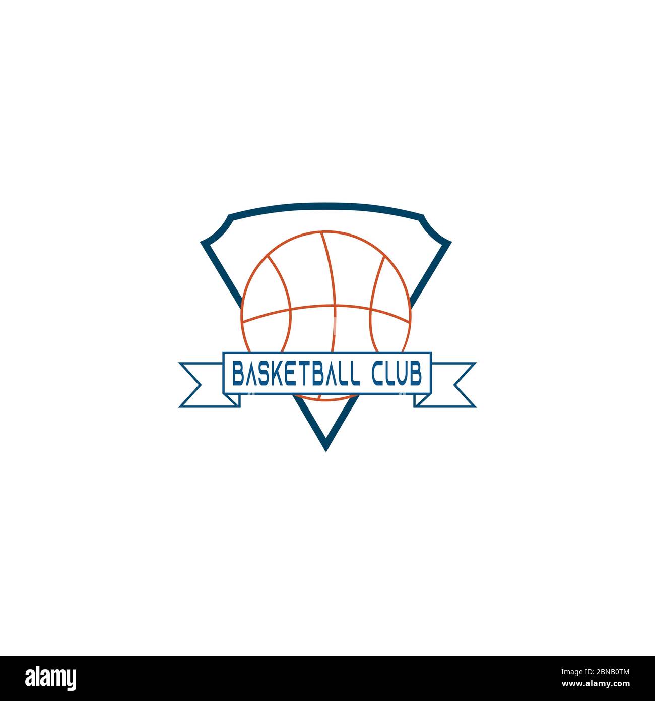 Simple basketball logo vector vectors hi-res stock photography and ...