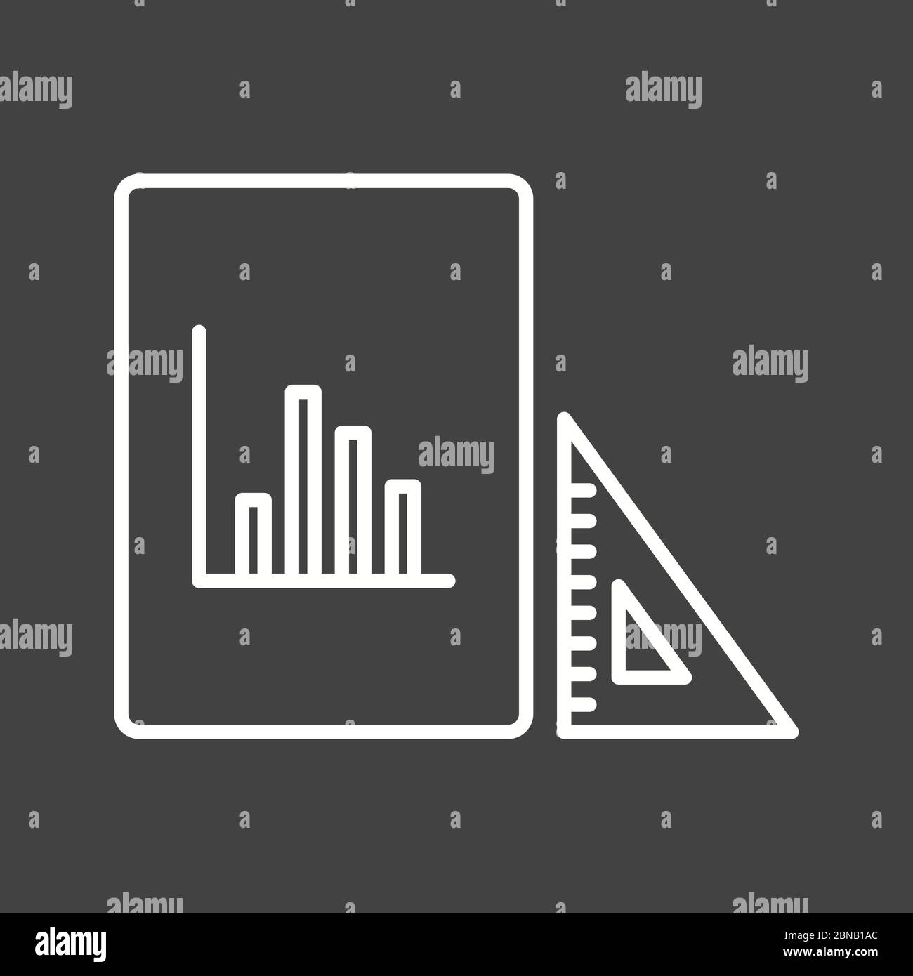 Beautiful set square graph hi-res stock photography and images - Alamy