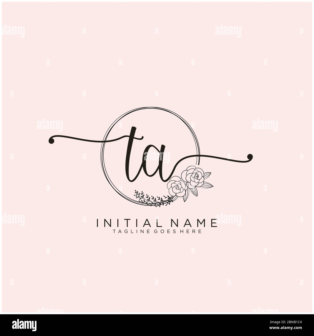 Ta initials logo Cut Out Stock Images & Pictures - Alamy