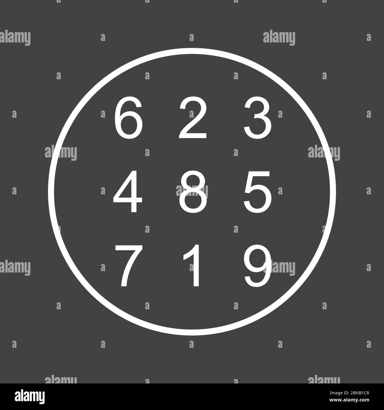 Beautiful Number Theory Line Vector Icon Stock Vector Image & Art - Alamy