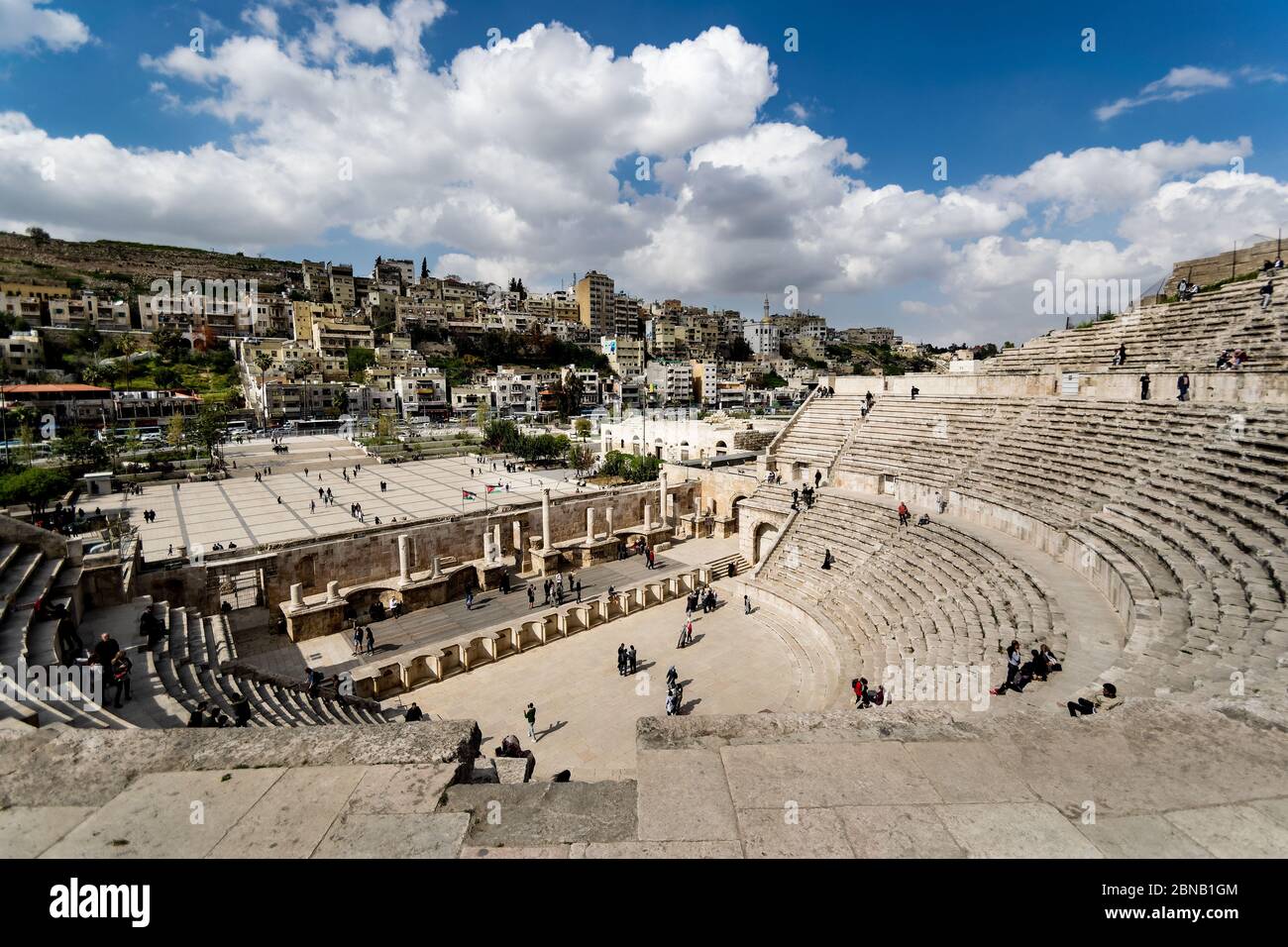 Amman amphitheatre, Jordan Stock Photo - Alamy
