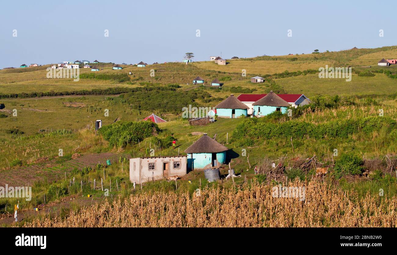 rural housing Eastern Cape , South Africa Stock Photo - Alamy