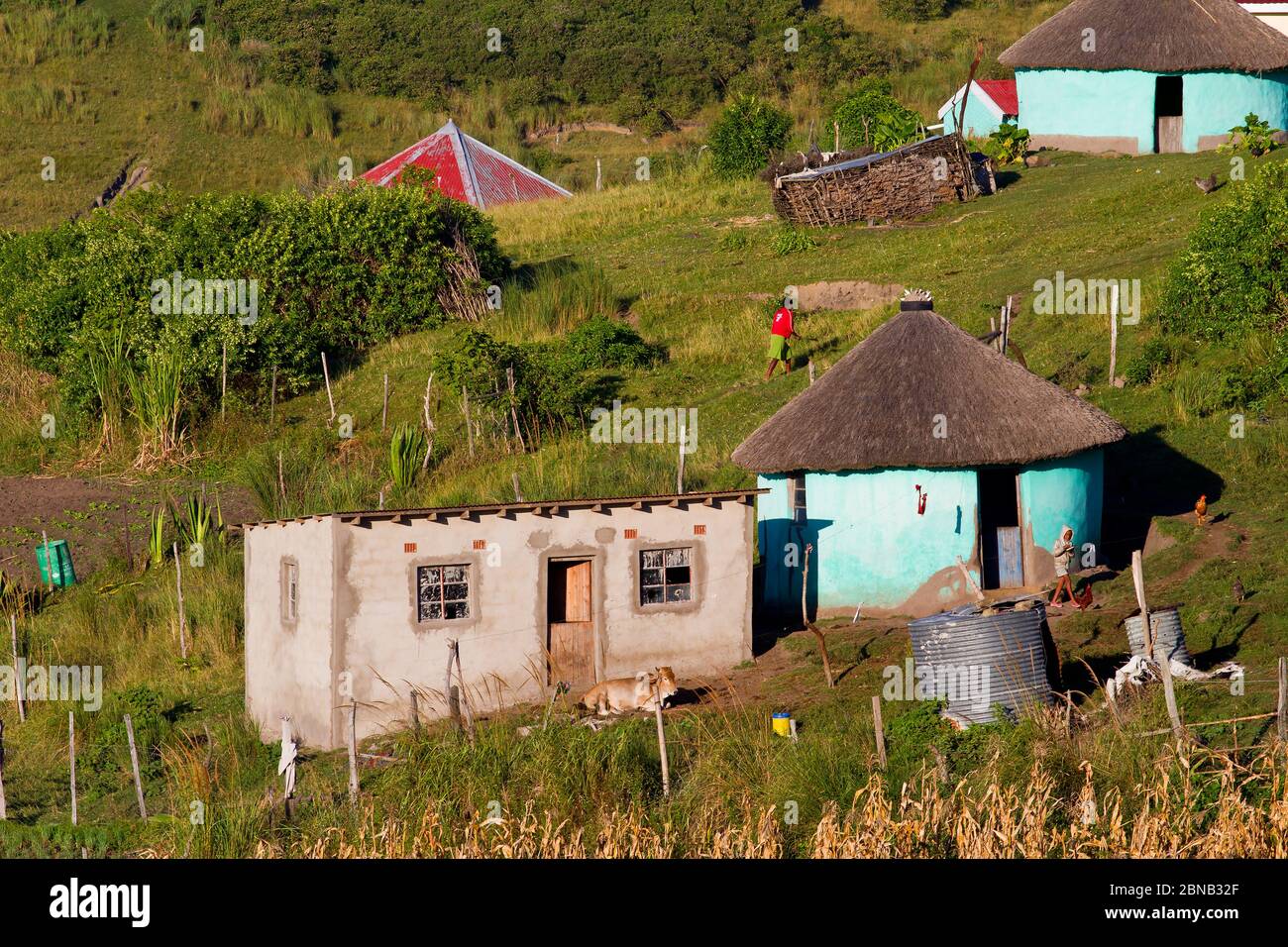 Rural huts south africa hi-res stock photography and images - Alamy