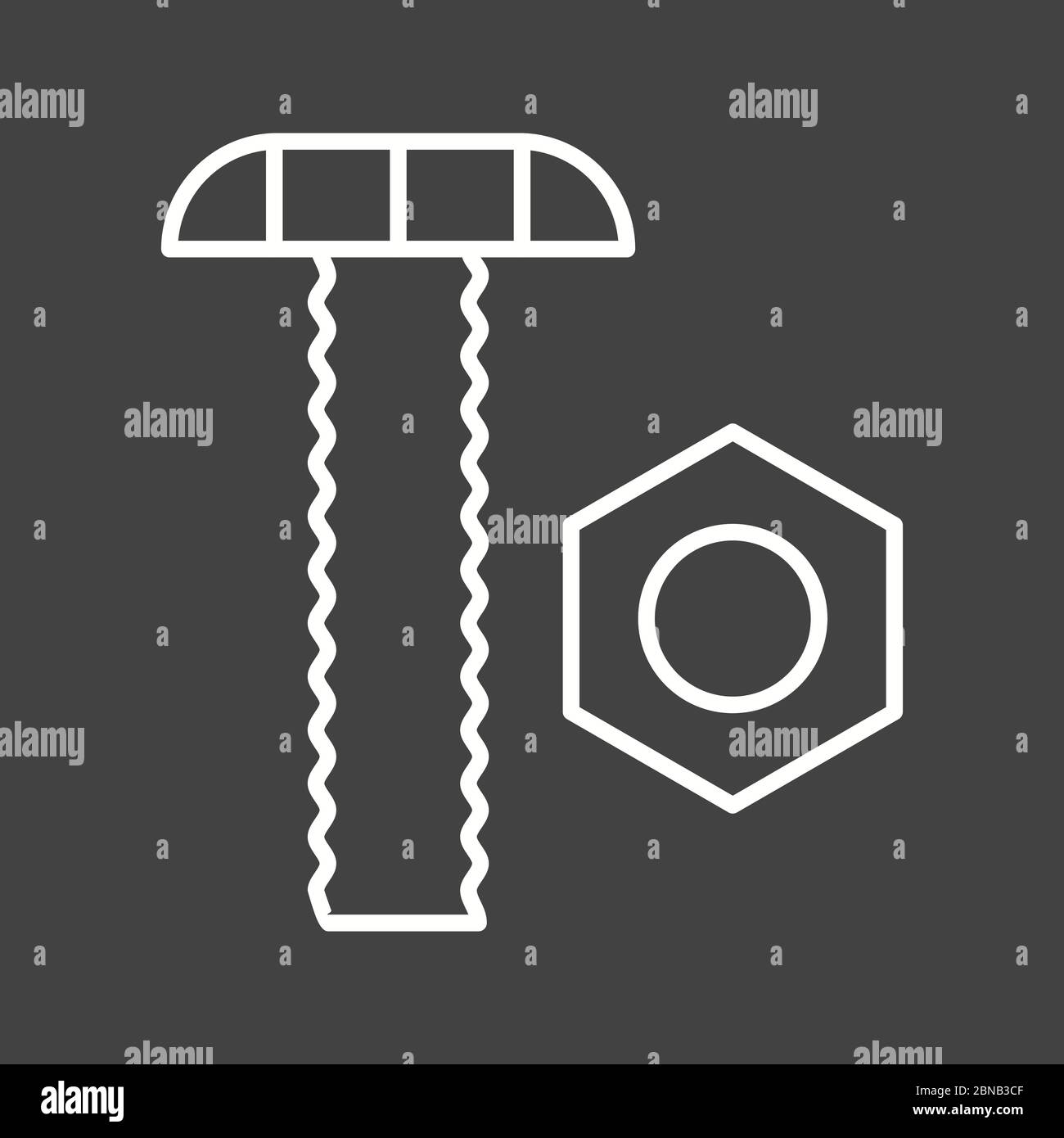 Bolt line hi-res stock photography and images - Alamy