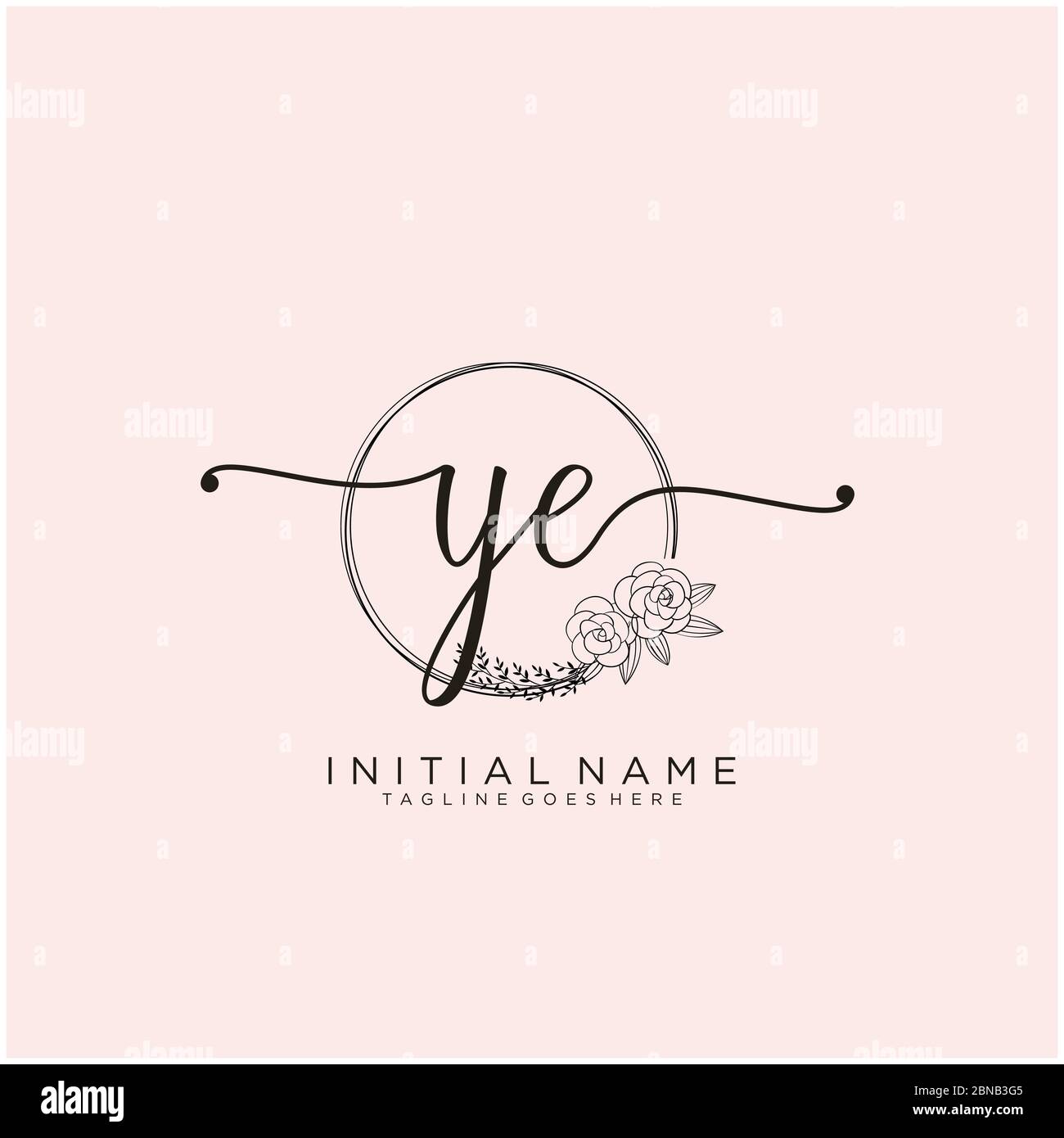 Letter ye logo hi-res stock photography and images - Alamy