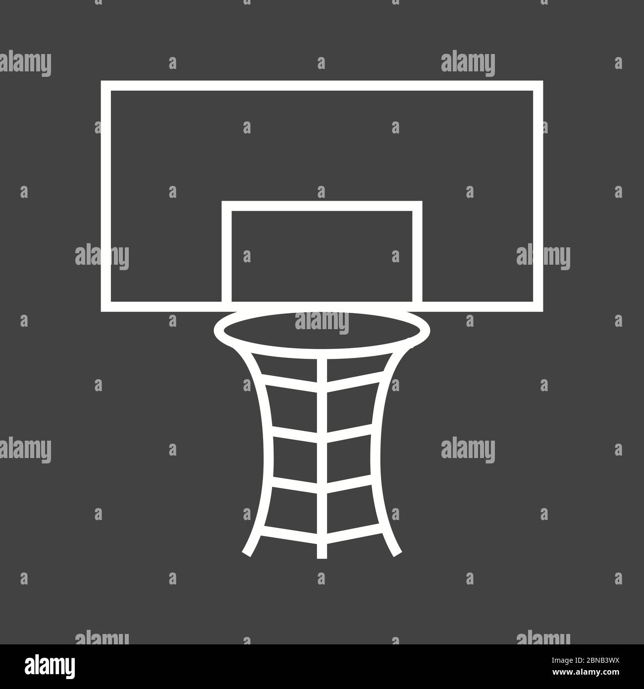 Beautiful Volleyball Hoop Vector Icon Stock Vector Image & Art - Alamy