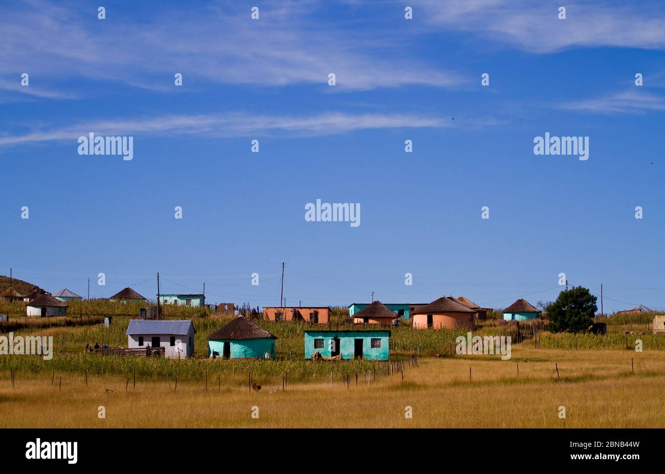 rural housing Eastern Cape , South Africa Stock Photo - Alamy