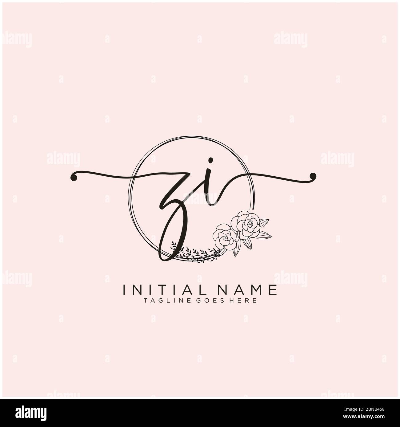 Zi logo vector vectors hi-res stock photography and images - Alamy