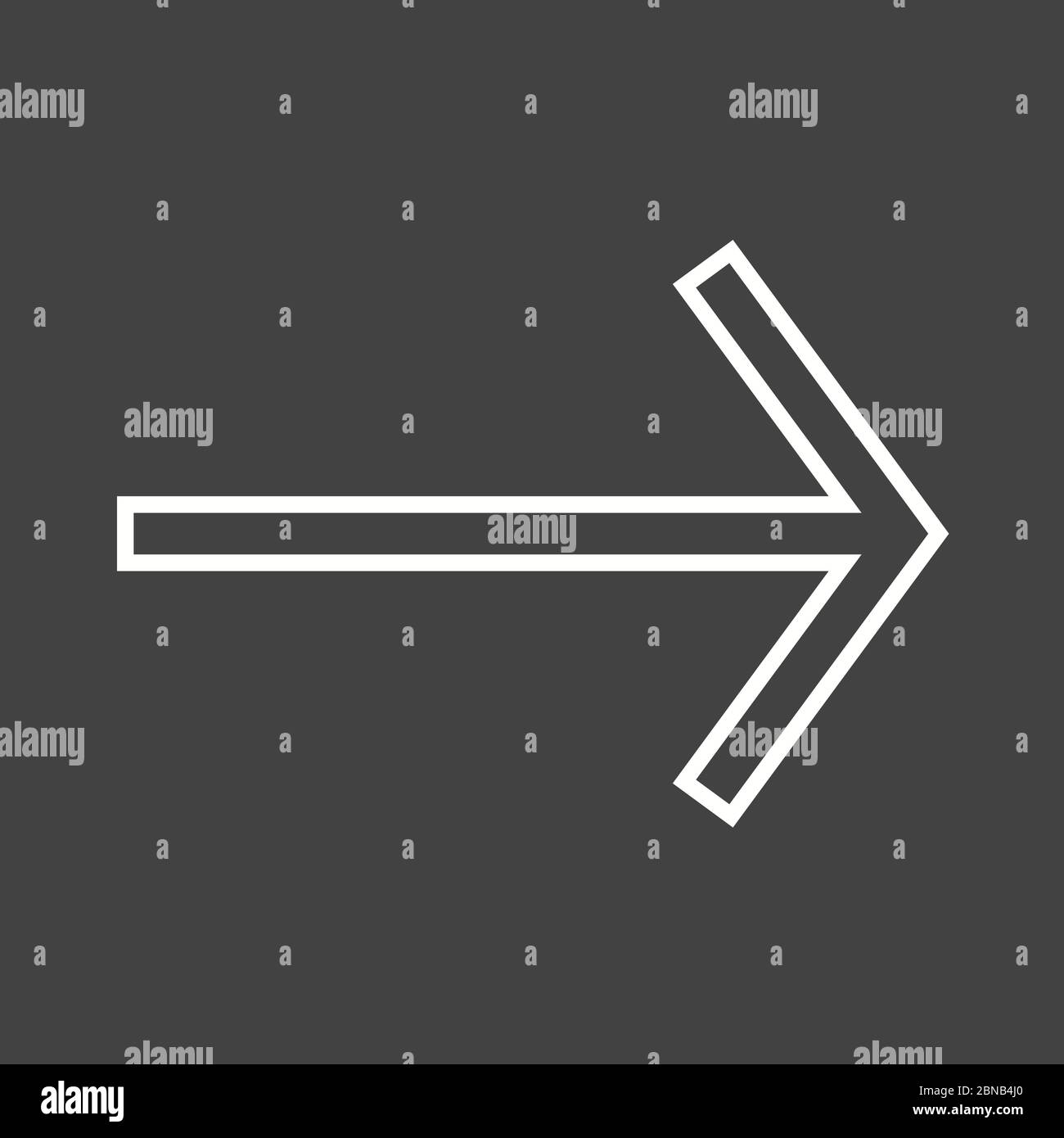 Iconic arrow Stock Vector Images - Alamy