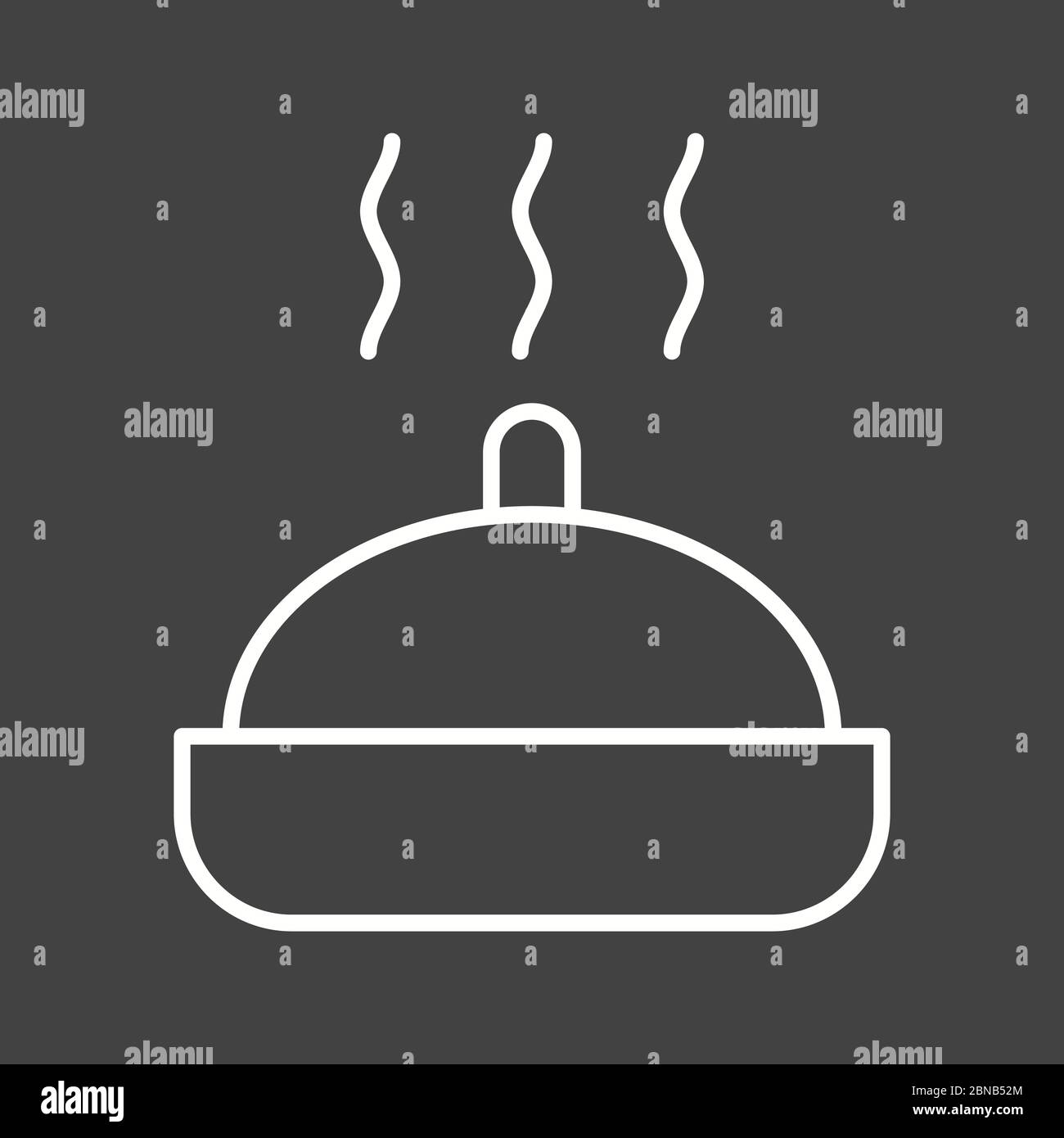 Beautiful Hot Food Line Vector Icon Stock Vector Image & Art - Alamy