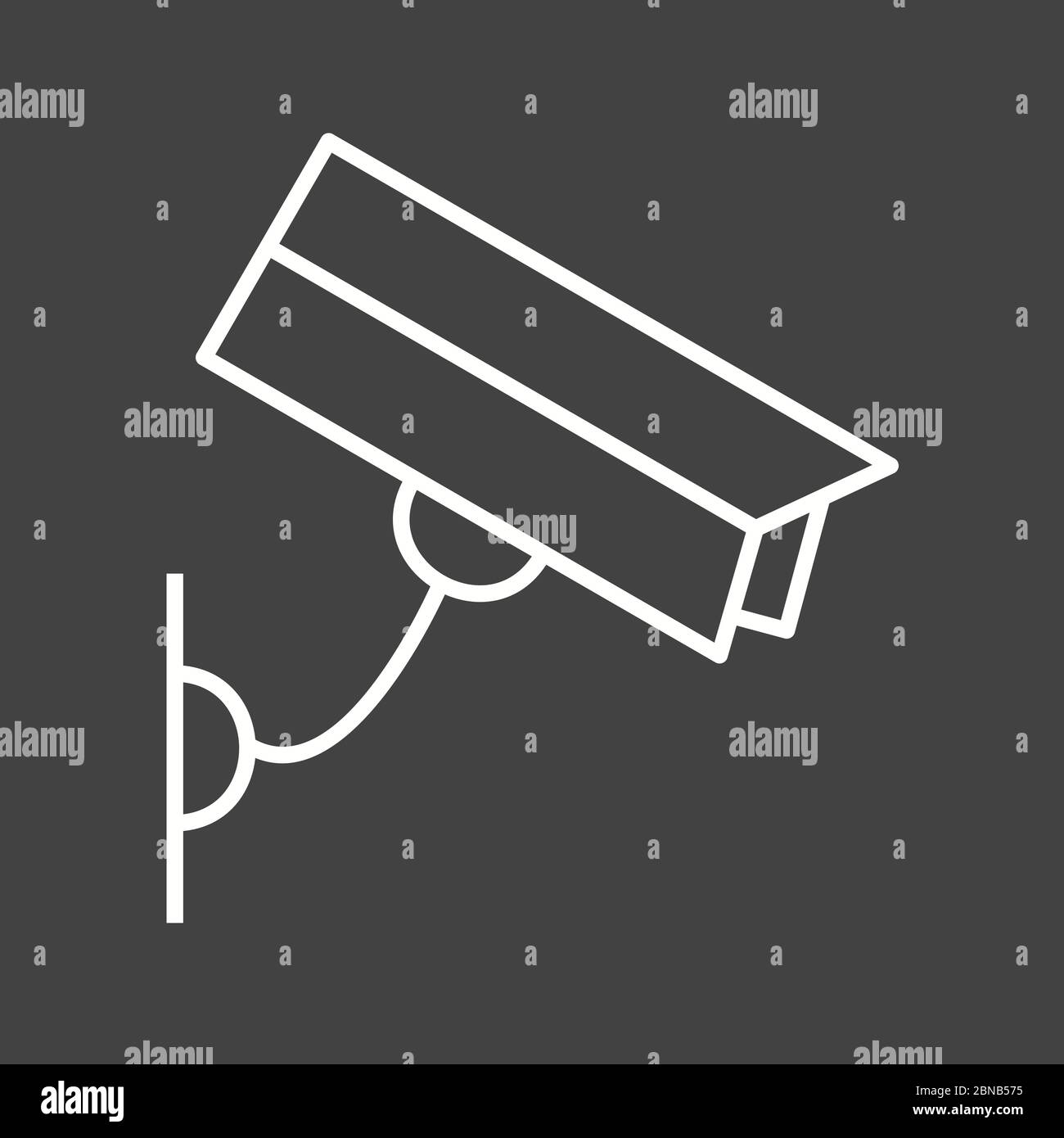 Beautiful Cctv Camera Line Vector Icon Stock Vector Image & Art - Alamy