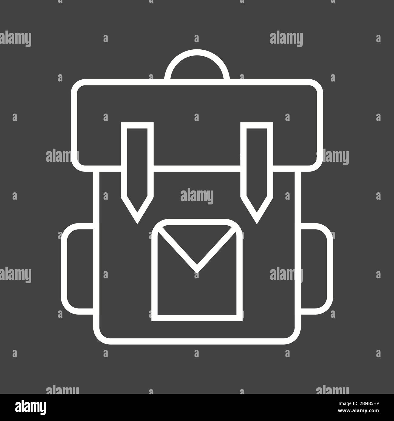 Beautiful Bag Line Vector Icon Stock Vector Image & Art - Alamy