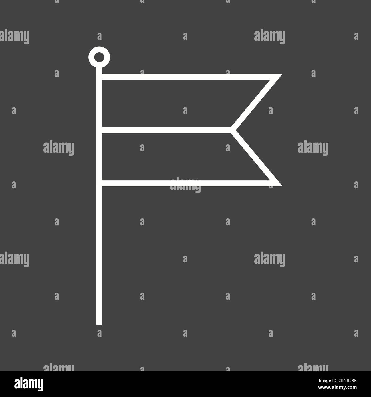 Beautiful Flag Line Vector Icon Stock Vector Image & Art - Alamy