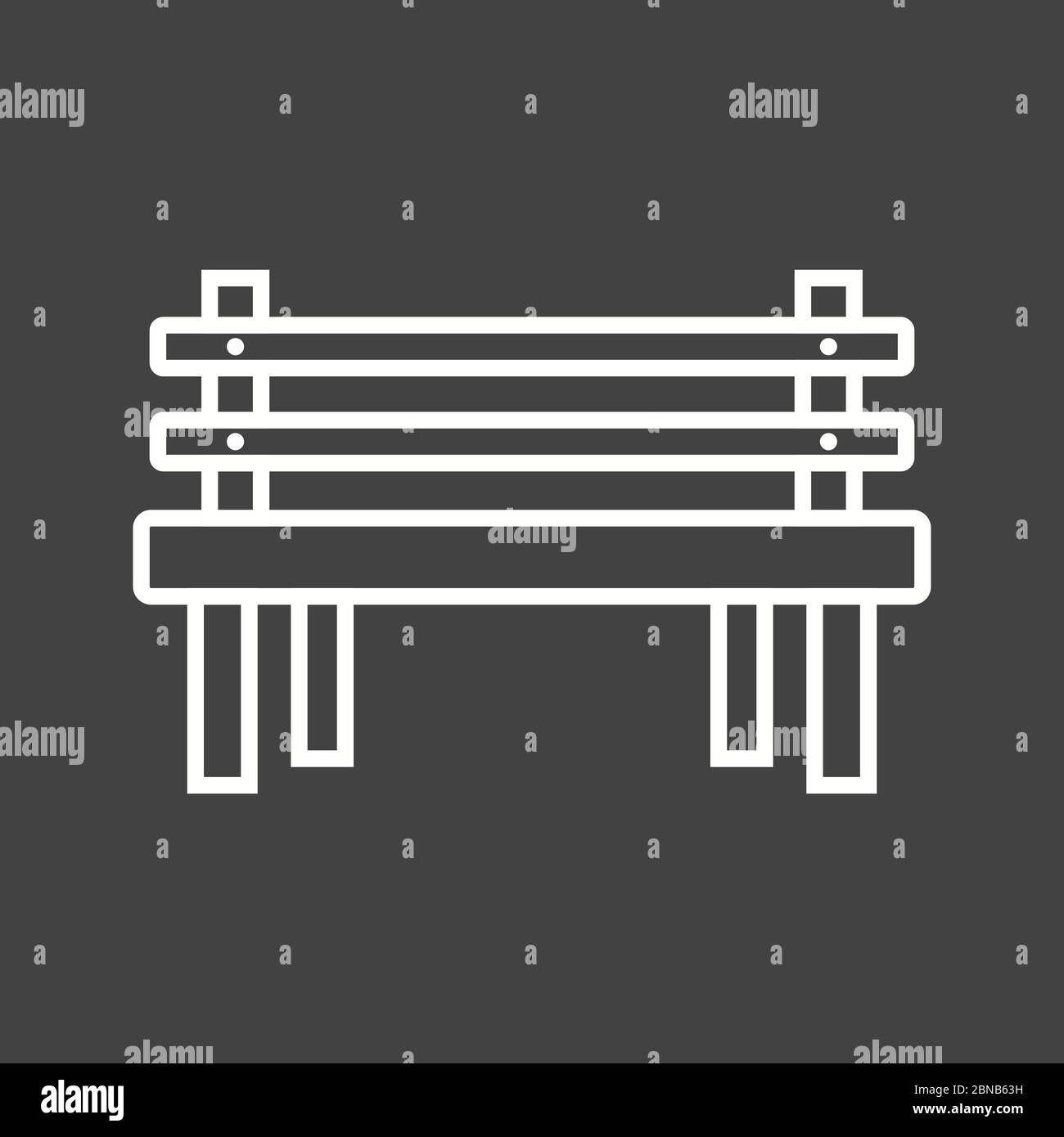 Beautiful Bench Line Vector Icon Stock Vector Image & Art - Alamy