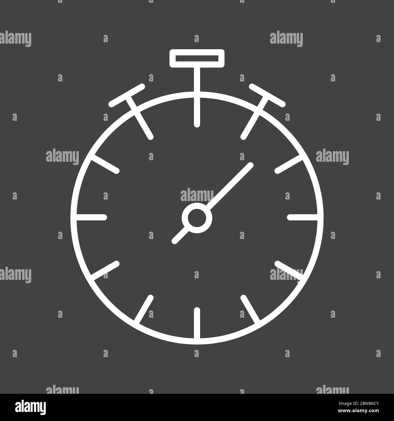 Beautiful Clock Line Vector Icon Stock Vector Image & Art - Alamy