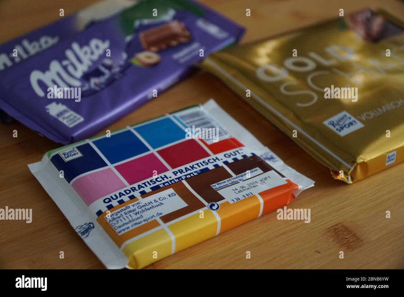 Milka chocolate bars hi-res stock photography and images - Alamy