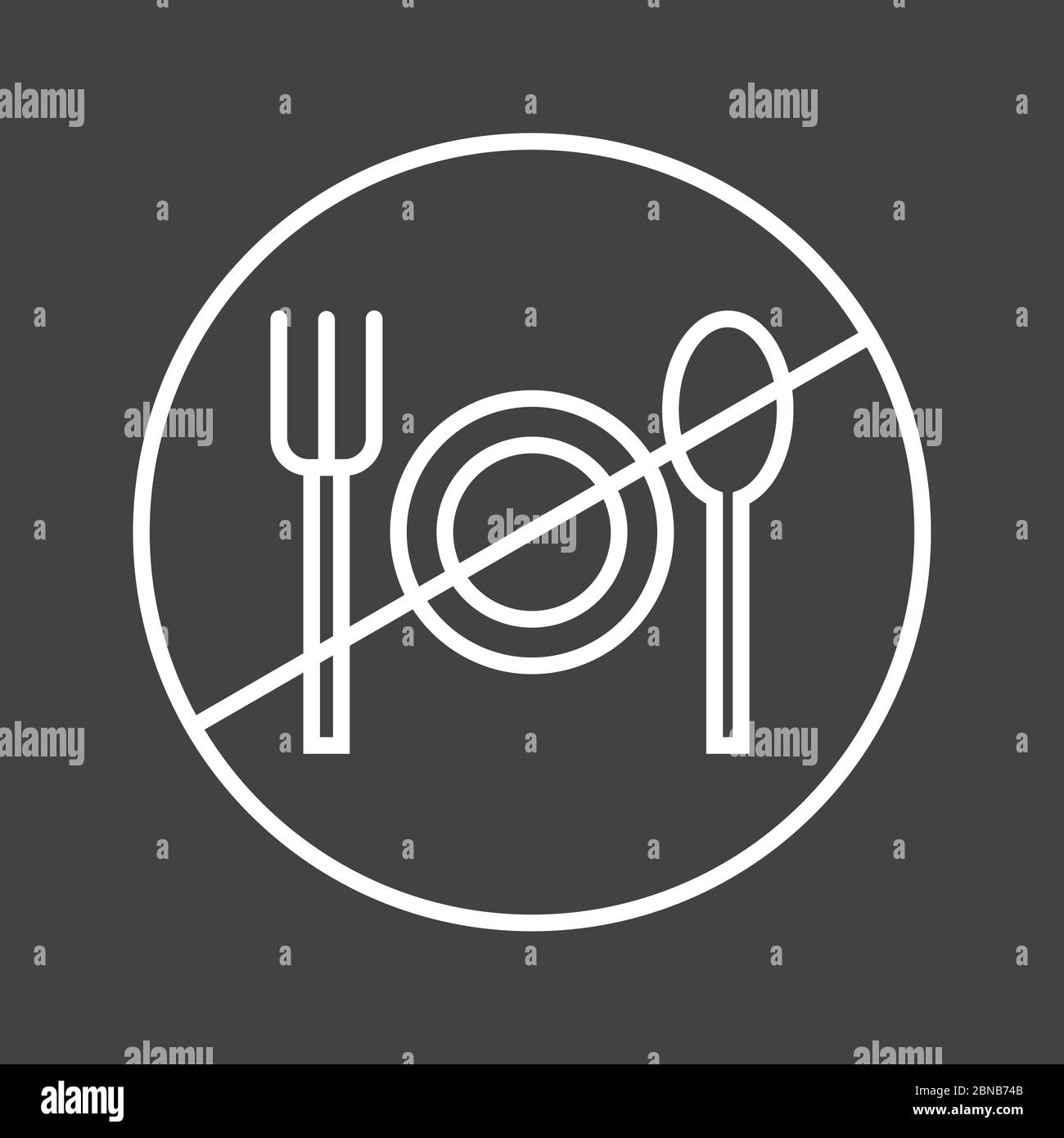 Beautiful Fasting Line Vector Icon Stock Vector Image & Art - Alamy