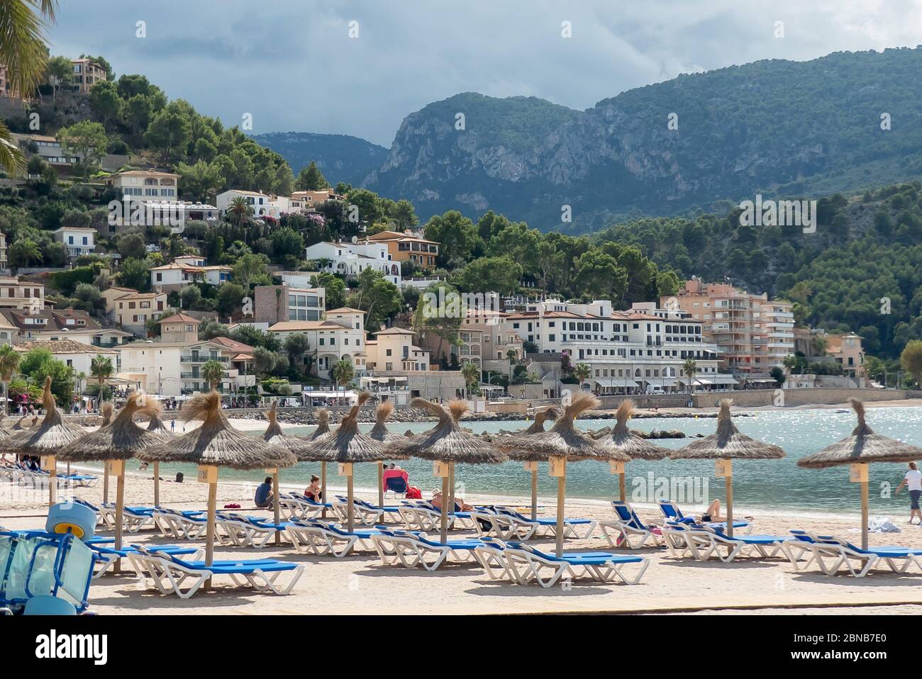 Majorca 2018: a view of the resort of Port de Soller Stock Photo - Alamy