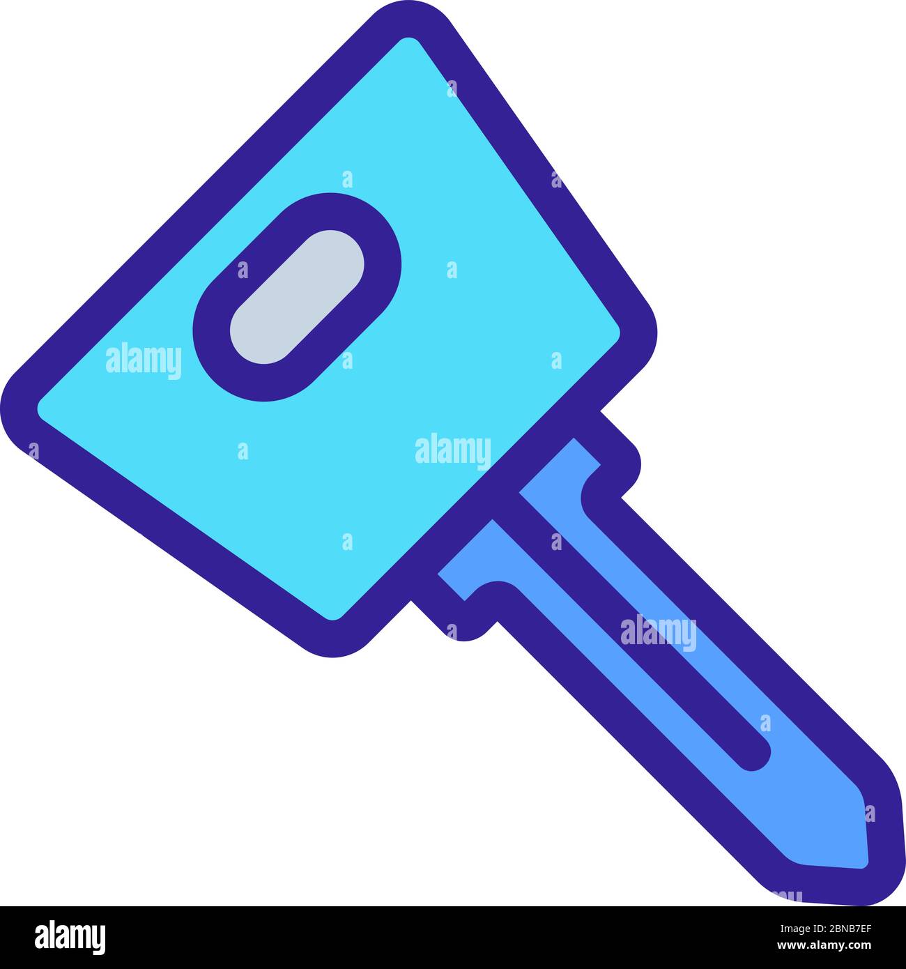 laser cut key icon vector outline illustration Stock Vector Image & Art ...