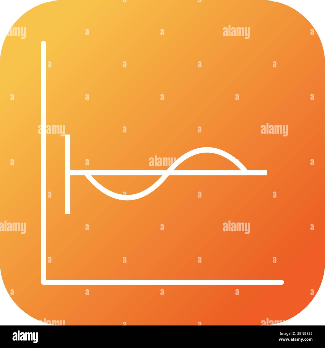 Beautiful Cosine Graph Line Vector Icon Stock Vector Image & Art - Alamy