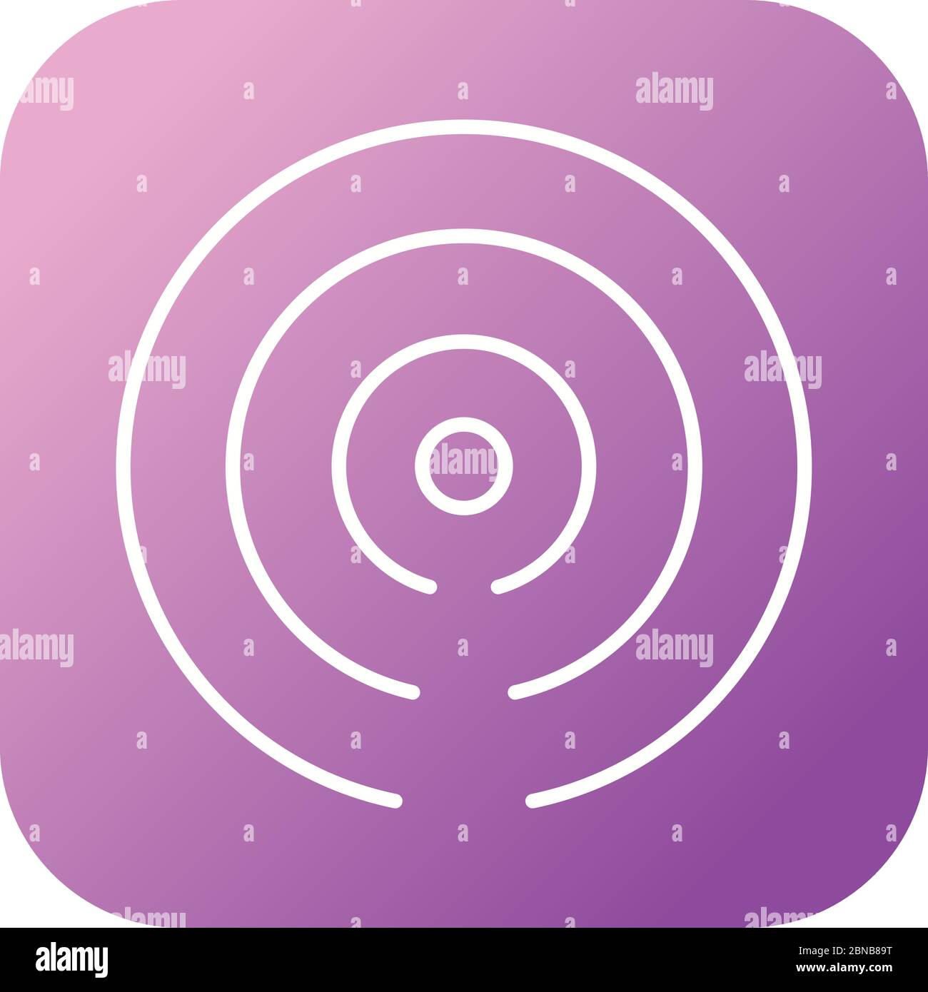 Beautiful Hotspot Signal Line Vector Icon Stock Vector Image & Art - Alamy