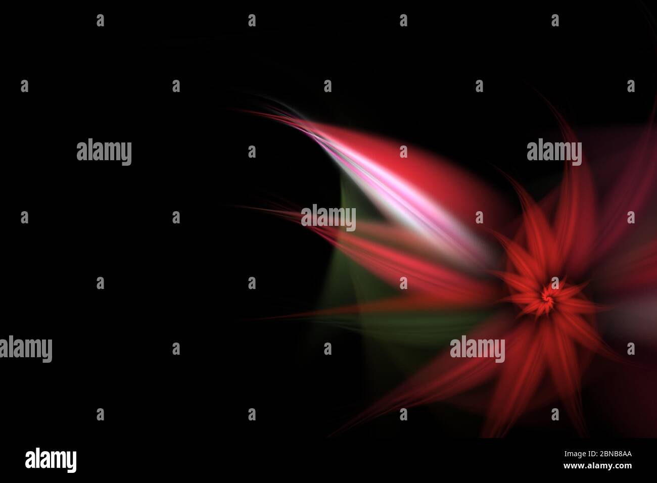 red abstract flower Stock Vector Image & Art - Alamy