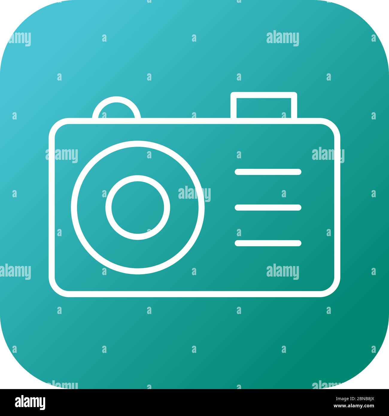 Beautiful Camera Line Vector Icon Stock Vector Image & Art - Alamy
