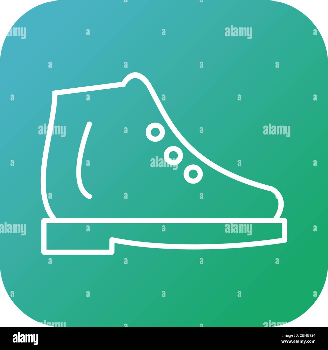 Beautiful Ice Shoes Line Vector Icon Stock Vector Image & Art - Alamy