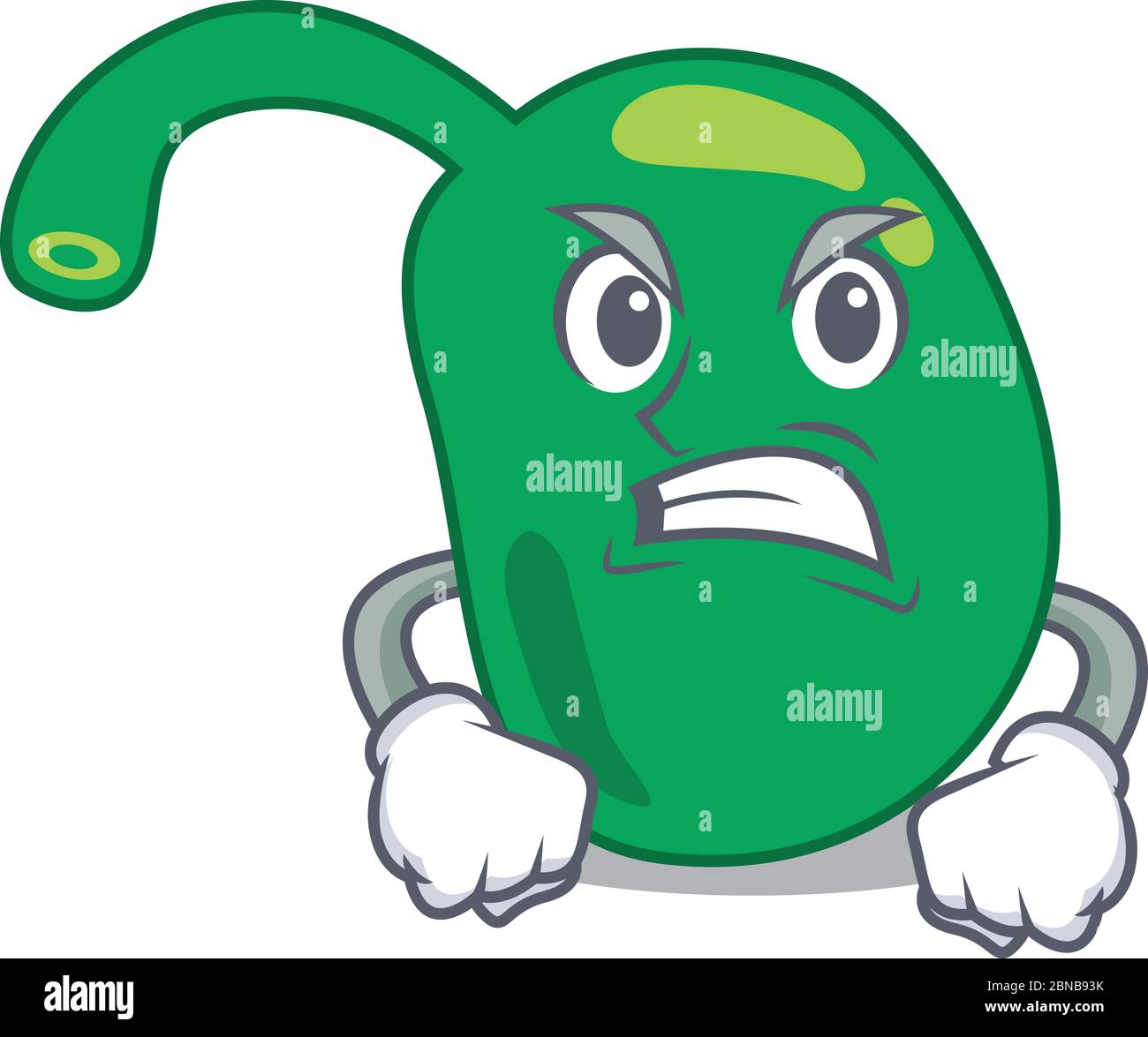 A cartoon picture of pineal showing an angry face Stock Vector Image ...