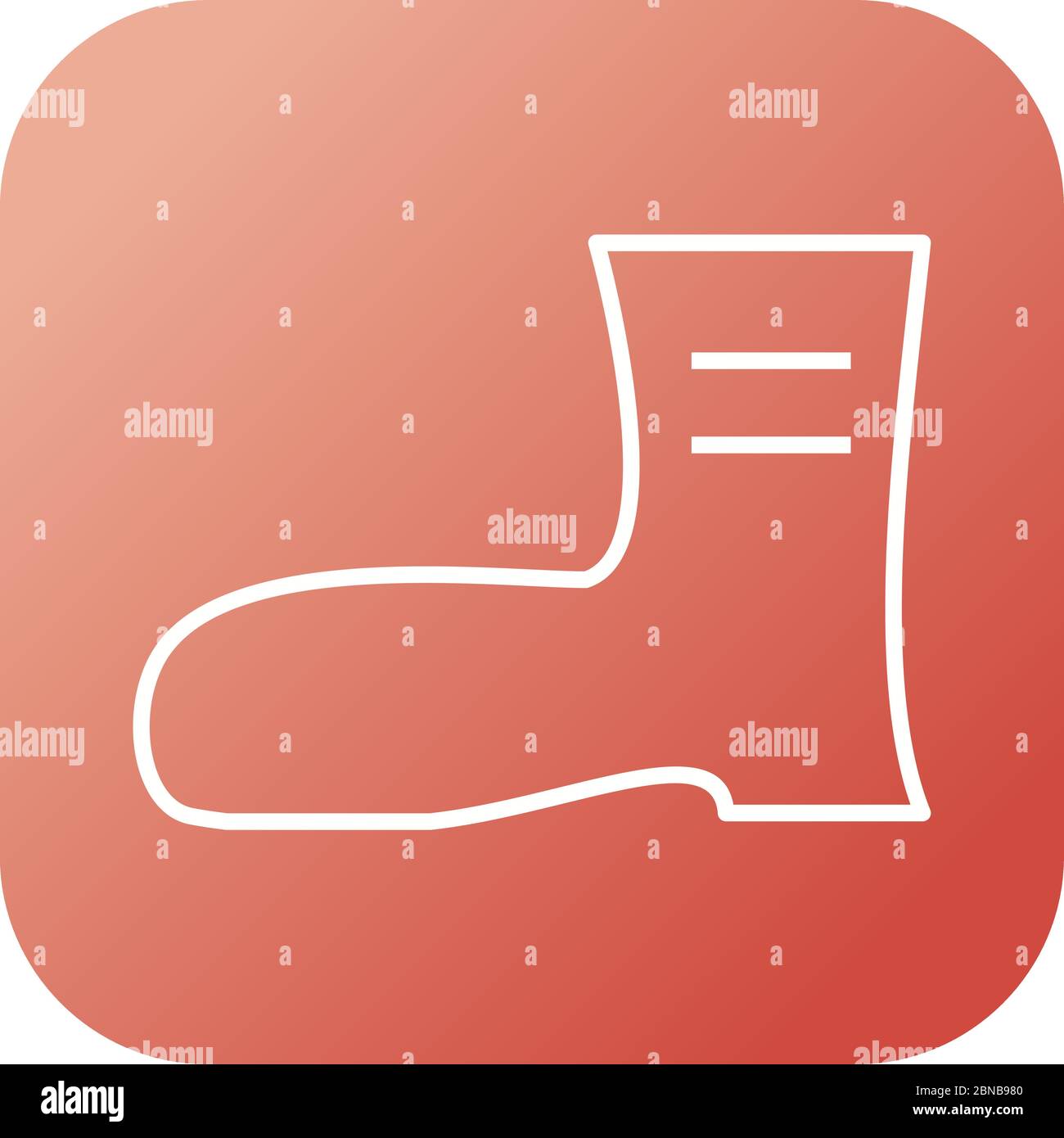 Beautiful Long Boot Line Vector Icon Stock Vector Image & Art - Alamy