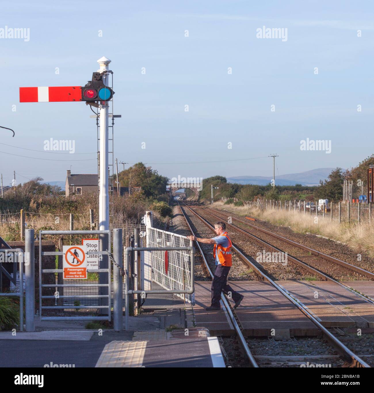 Level Crossing Signal High Resolution Stock Photography and Images - Alamy