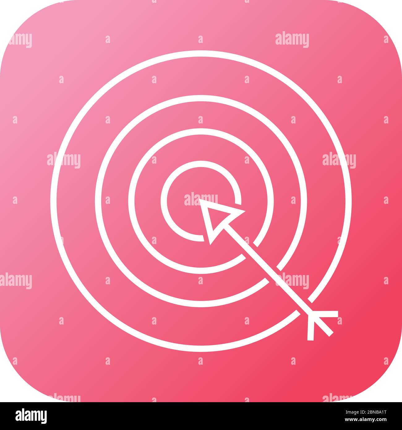 Beautiful Target line Vector Icon Stock Vector Image & Art - Alamy