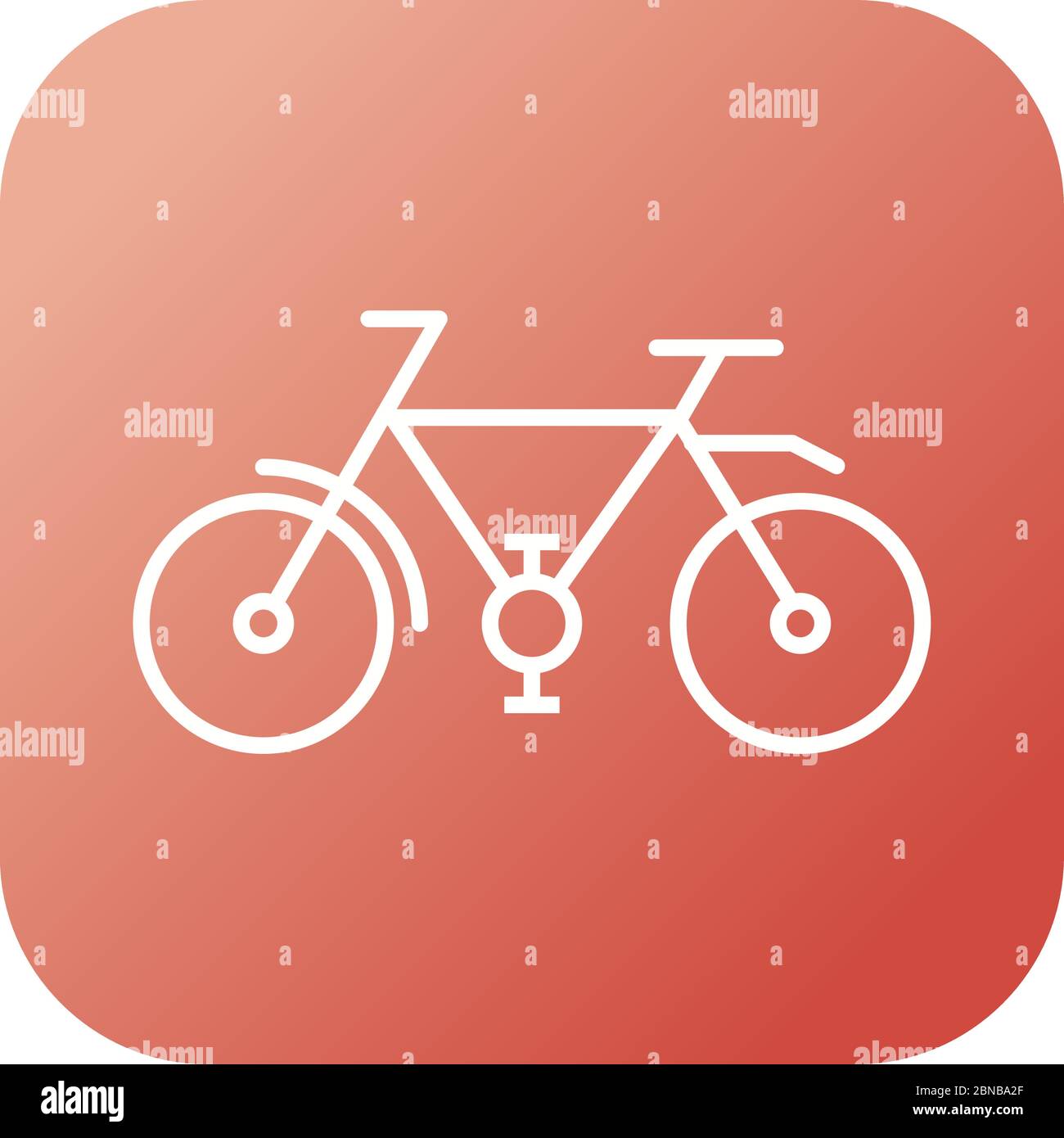 Beautiful Bicycle Line Vector Icon Stock Vector Image & Art - Alamy