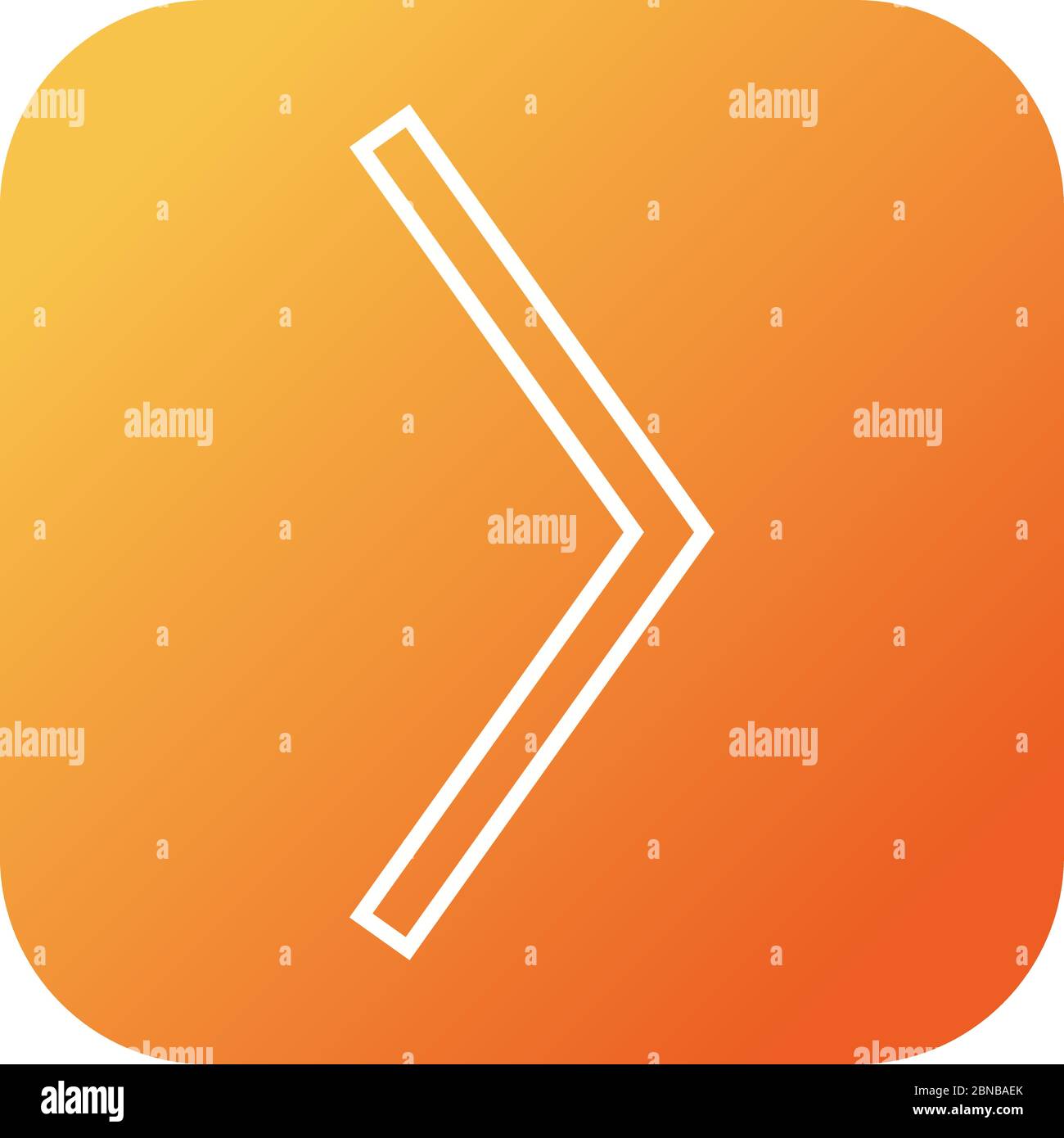 Beautiful Arrow Right Line Vector Icon Stock Vector Image & Art - Alamy