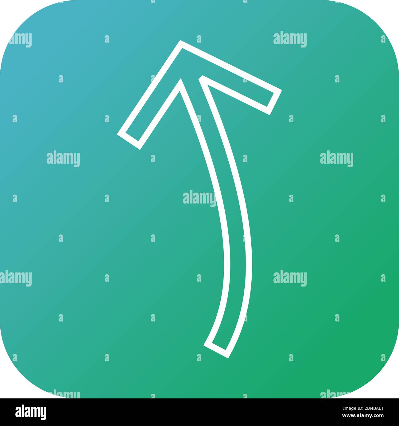 Beautiful Arrow Pointing Up Line Vector Icon Stock Vector Image & Art ...